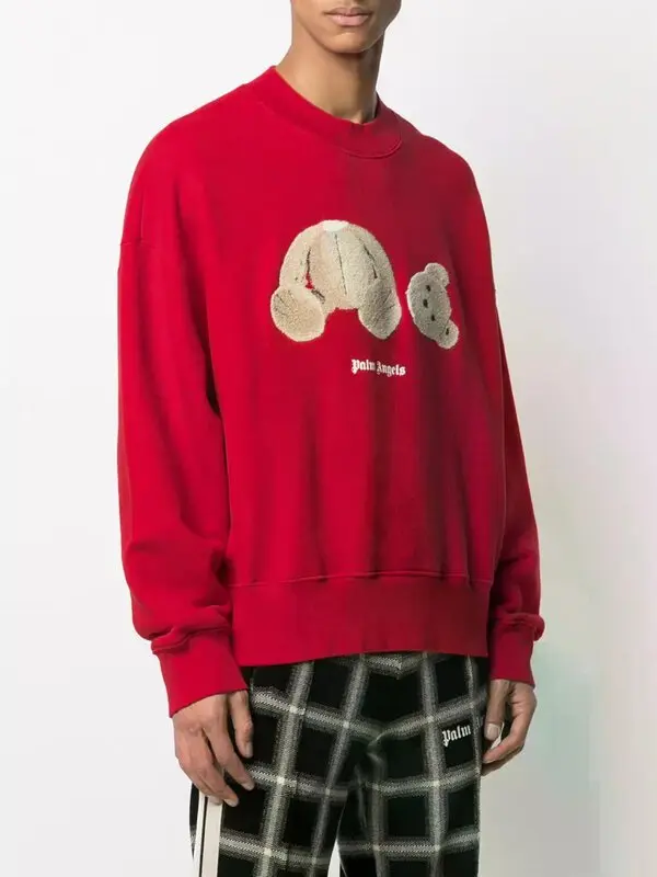 Palm Angels Bear Cotton Sweatshirt