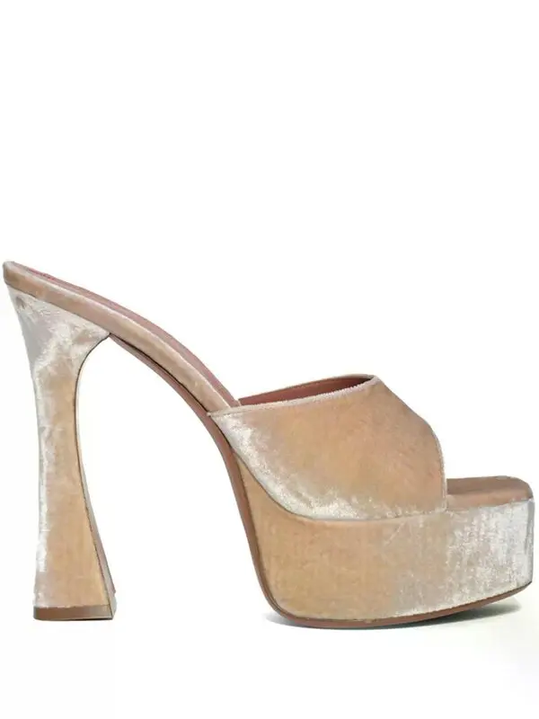 Amina Muaddi 140mm Dalida Mules