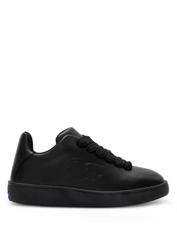 Burberry Leather Sneakers With Equestrian Knight Motif