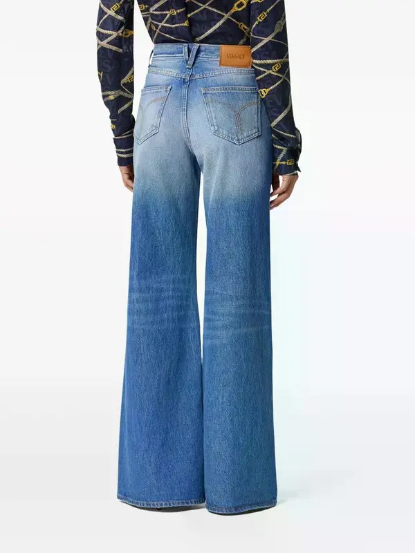 Versace Medusa 95 Mid-rise Flared Jeans