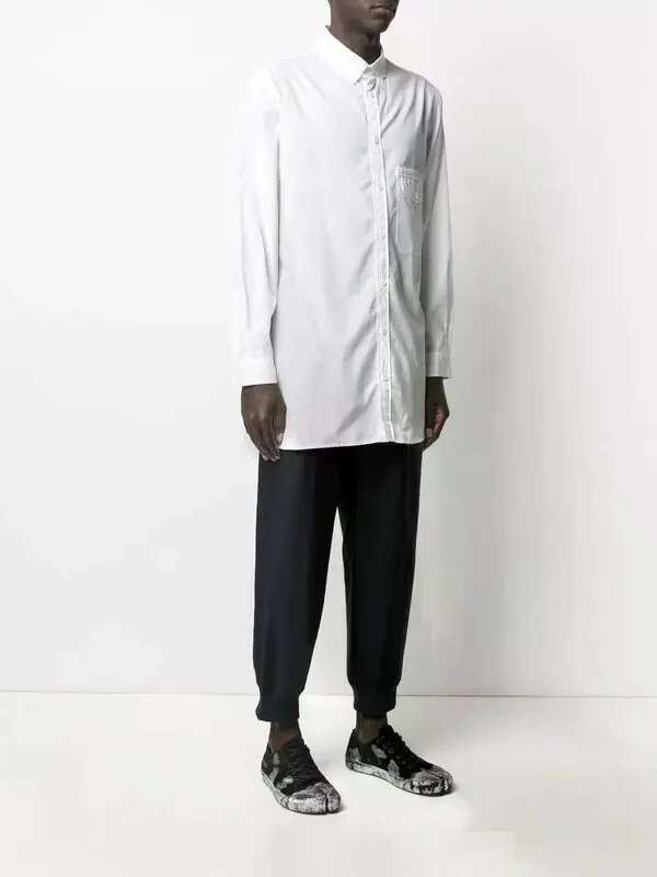 Yohji Yamamoto Flap Pocket Long-length Shirt