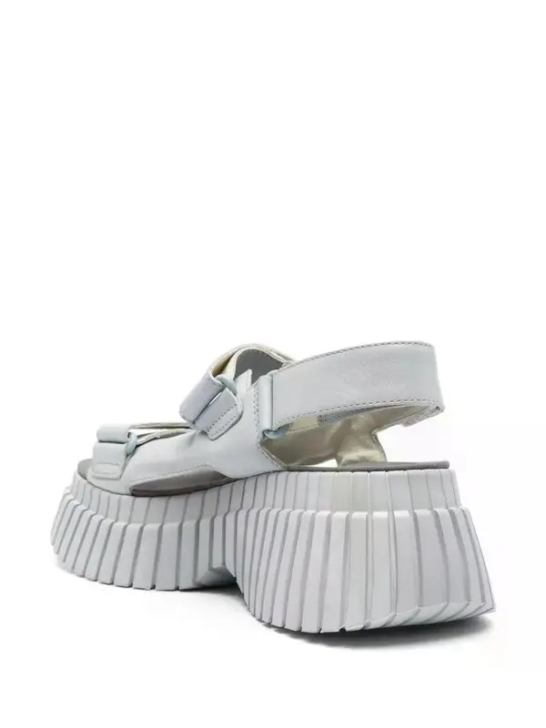Camper Bcn Platform Sandals - Blue