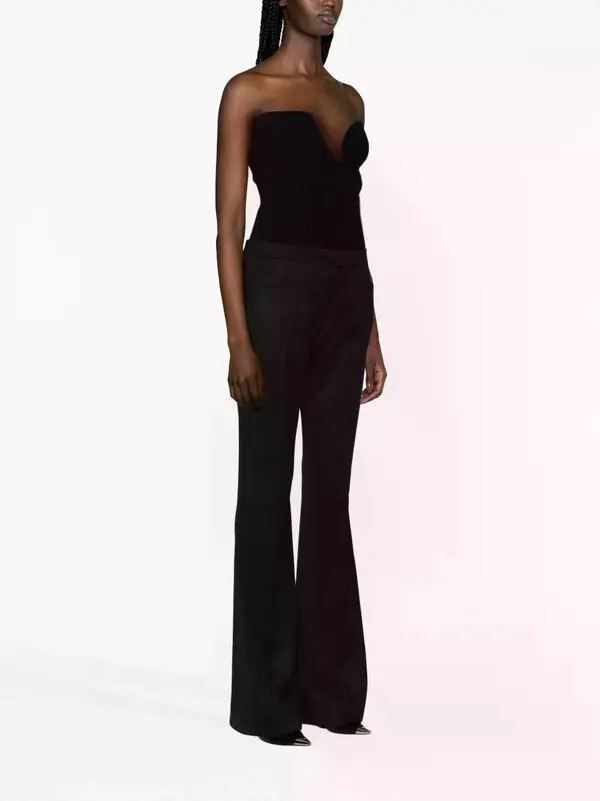 TOM FORD High-waist Wool Flared Trousers