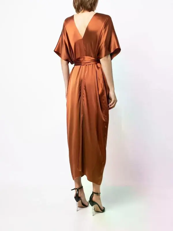 Voz Tied-waist Kaftan Dress