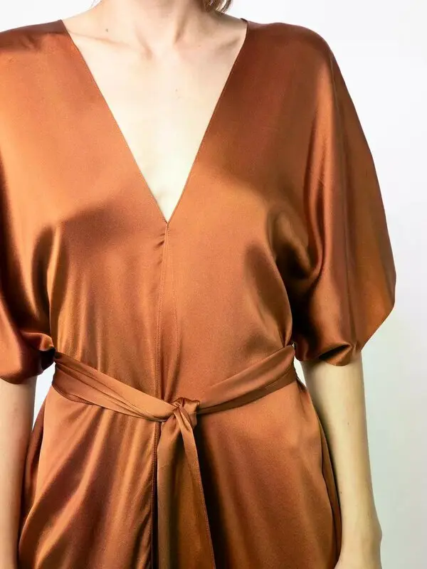 Voz Tied-waist Kaftan Dress
