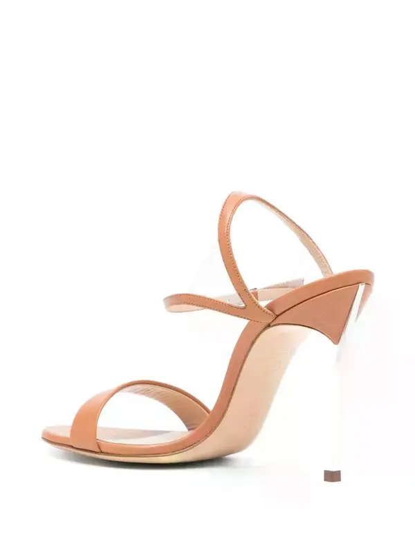 Casadei Blade V Celebrity 110mm Sandals - Brown