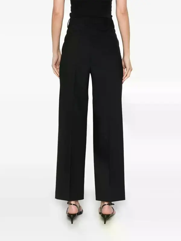 Theory High-waisted Straight-leg Trousers