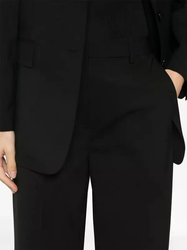Theory High-waisted Straight-leg Trousers