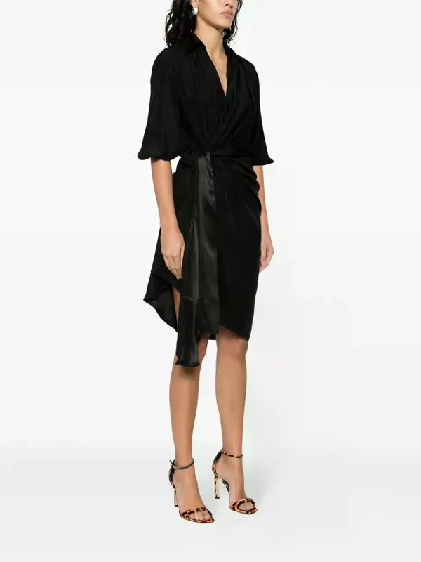 Gauge81 Miya Silk Wrap Dress