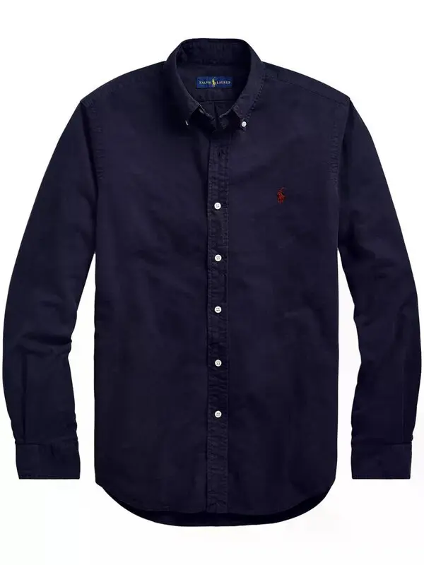 Polo Ralph Lauren Embroidered Logo Button-down Shirt - Blue