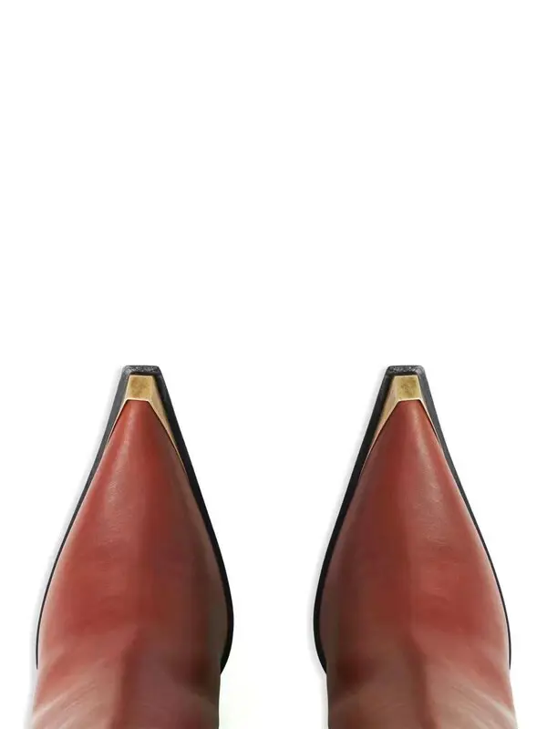 Etro Metallic Toe-cap Knee-high Boots