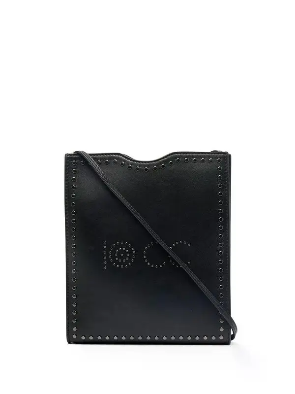 10 CORSO COMO Logo-studded Leather Shoulder Bag