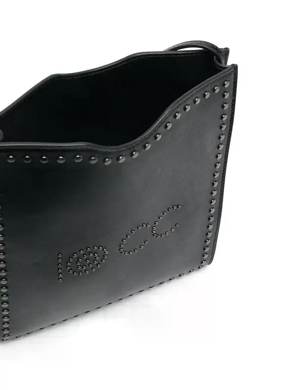 10 CORSO COMO Logo-studded Leather Shoulder Bag
