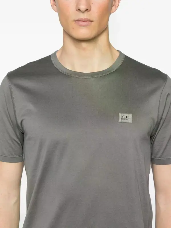 C.P. COMPANY Logo-patch T-shirt
