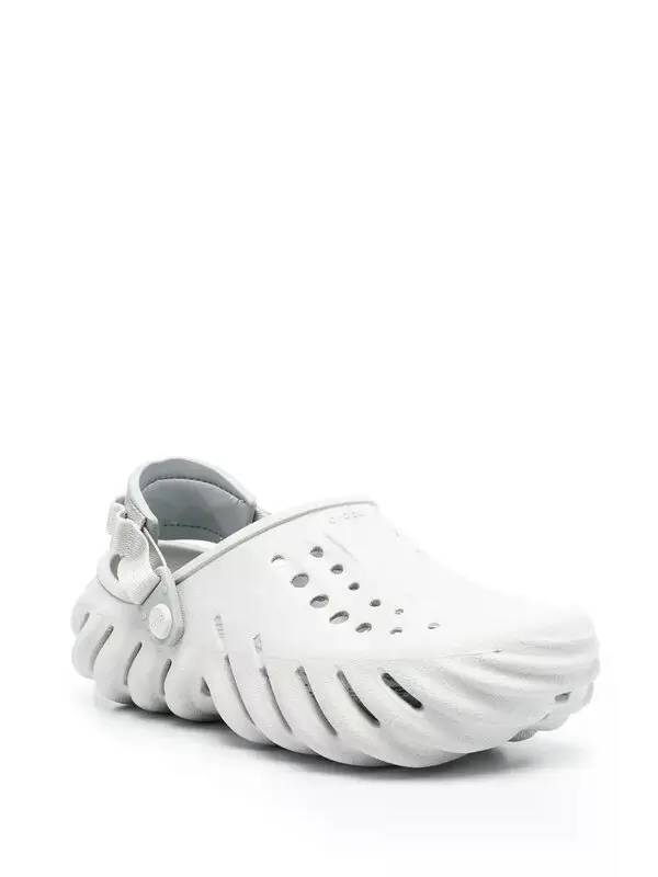 CROCS Cut-out Detail Chunky Sandals - Grey