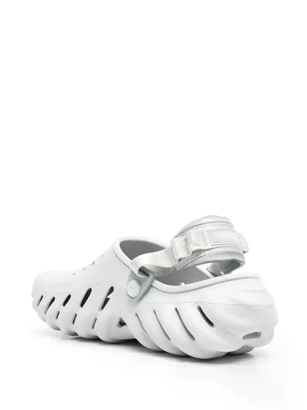 CROCS Cut-out Detail Chunky Sandals - Grey