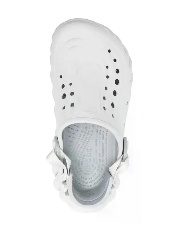 CROCS Cut-out Detail Chunky Sandals - Grey