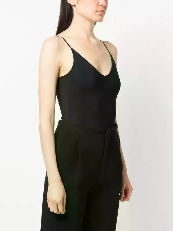 JIL SANDER V-neck Stretch Bodysuit