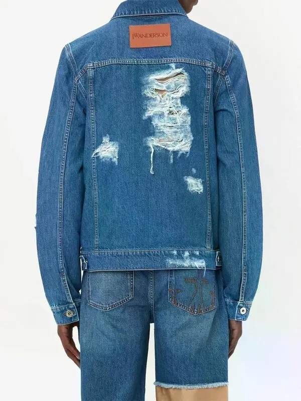 JW Anderson Distressed Denim Trucker Jacket