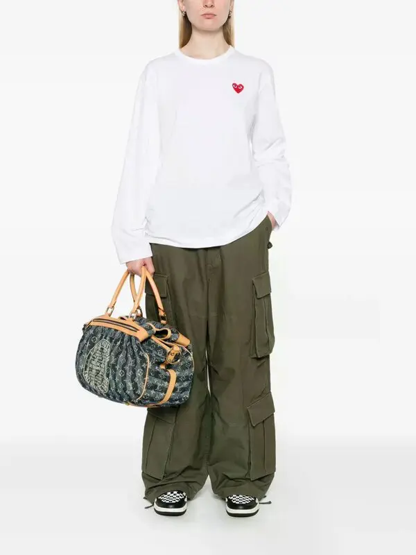 Play Comme Des Garcon Appliqué Long-sleeve T-shirt