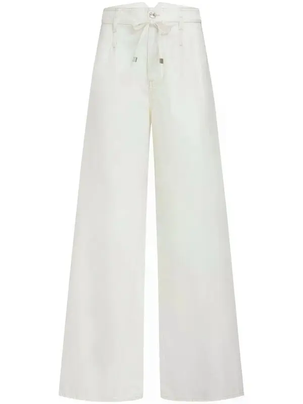 Etro Belted High-rise Wide-leg Jeans