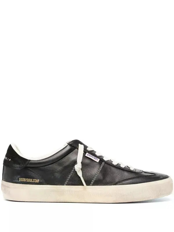 GOLDEN GOOSE Soul Star Bio-based Nappa Trainers - Black
