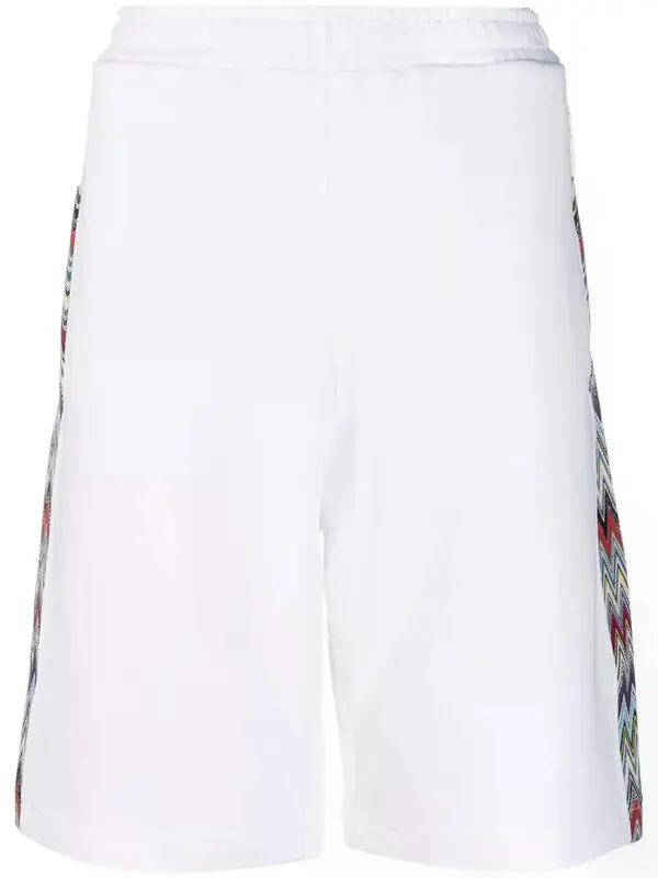 Missoni Signature Zigzag-detail Shorts - White
