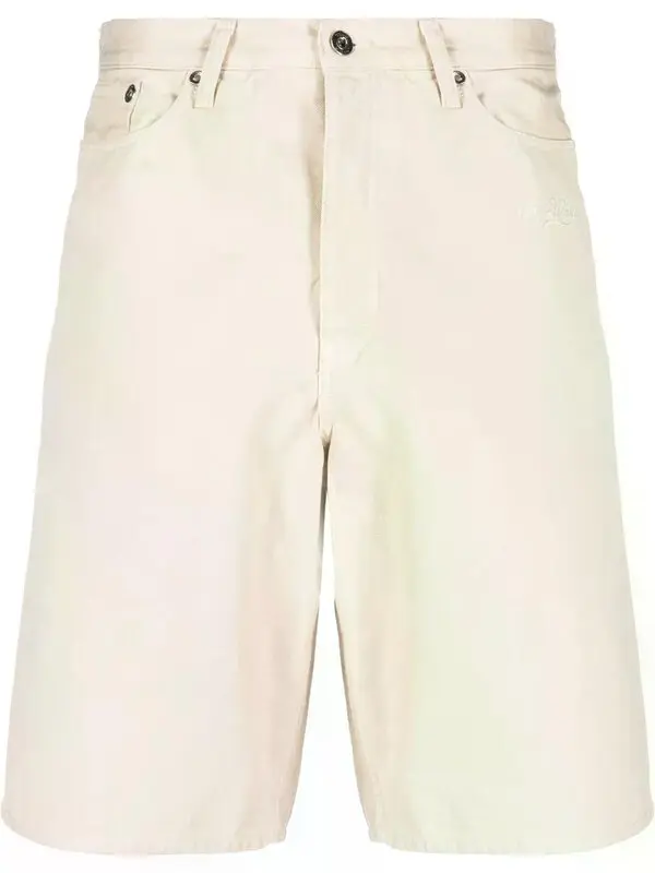 Off-White Wave Off Canvas Shorts