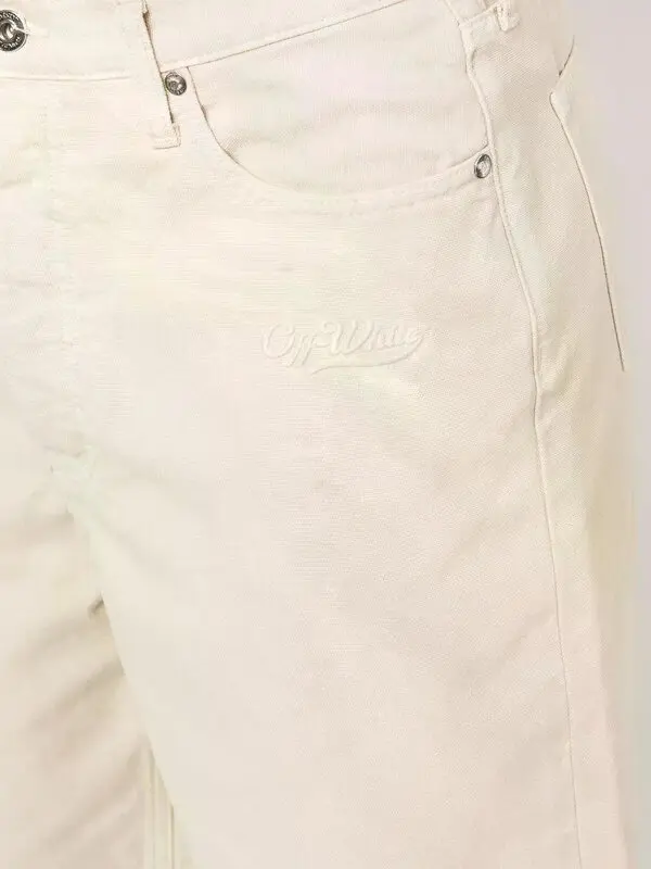 Off-White Wave Off Canvas Shorts
