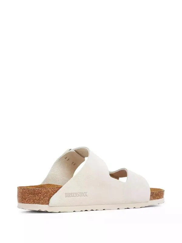BIRKENSTOCK Arizona Suede Sandals - White