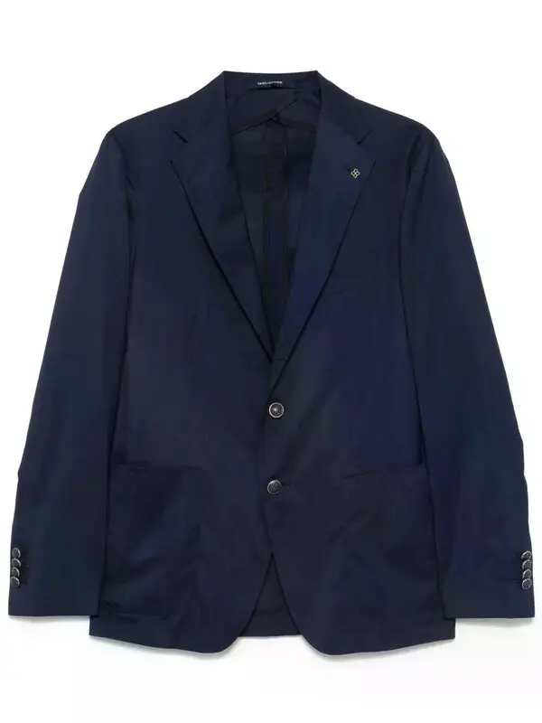 Tagliatore Single-breasted Blazer - Blue