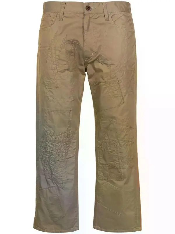 Junya Watanabe Embroidered Cropped Chinos