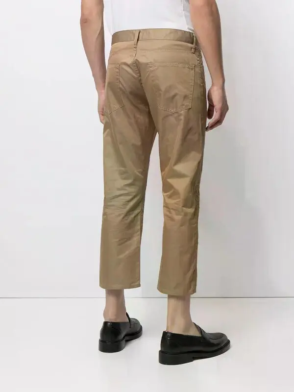 Junya Watanabe Embroidered Cropped Chinos