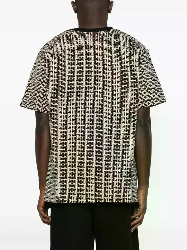 Balmain Pb Labyrinth Jacquard T-shirt
