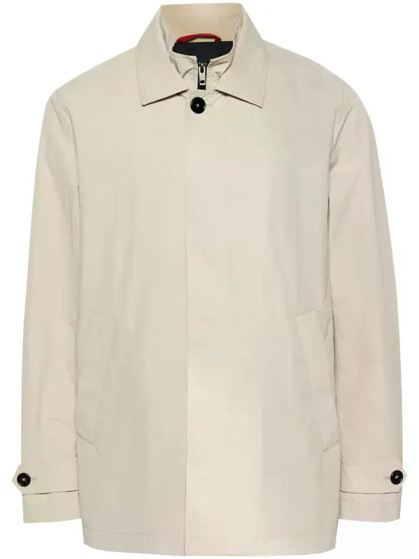 FAY Layered Coat - Neutrals