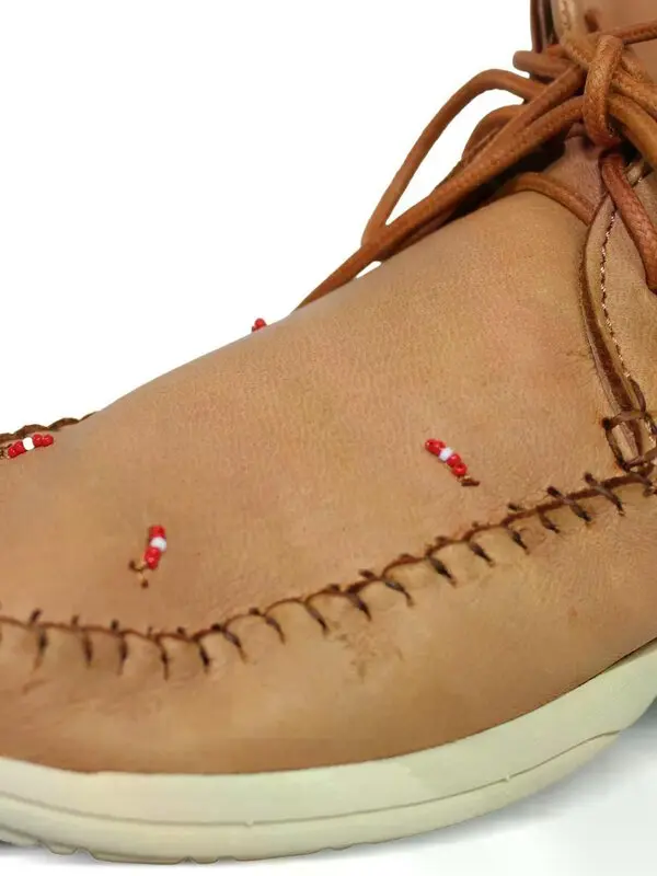 Visvim Fbt Beaded Moccasin Boots