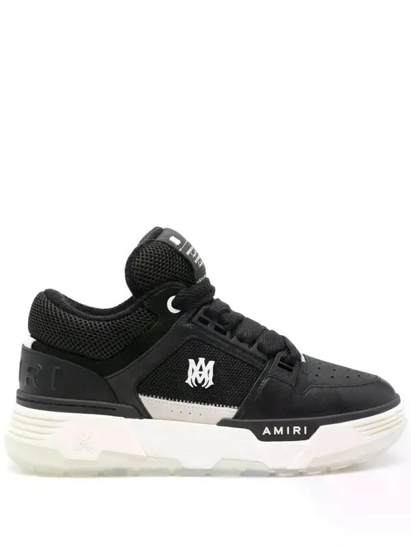 Amiri Ma-1 Leather Sneakers - Black