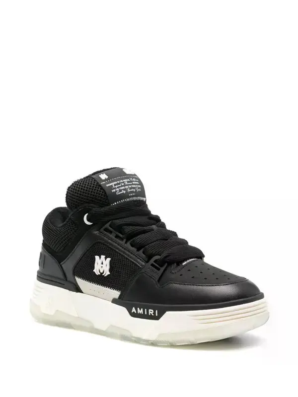 Amiri Ma-1 Leather Sneakers - Black
