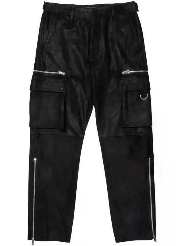 PURPLE BRAND Zipped Cargo Trousers