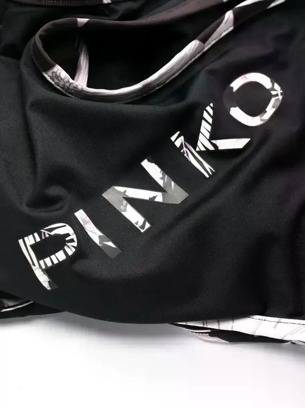 Pinko Cut-out Logo-print Swimsuit