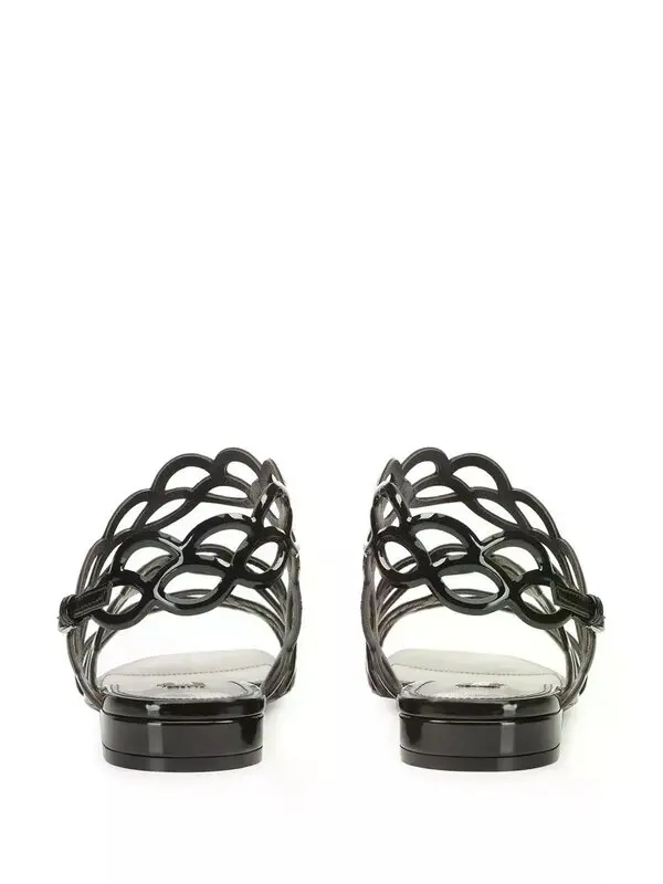 SERGIO ROSSI Sr Mermaid Leather Sandals