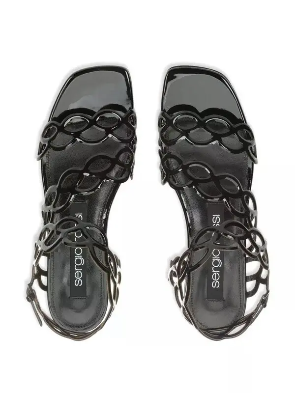 SERGIO ROSSI Sr Mermaid Leather Sandals