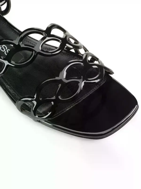 SERGIO ROSSI Sr Mermaid Leather Sandals