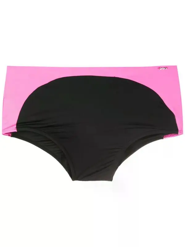 AMIR SLAMA Panelled Swim Trunks - Black
