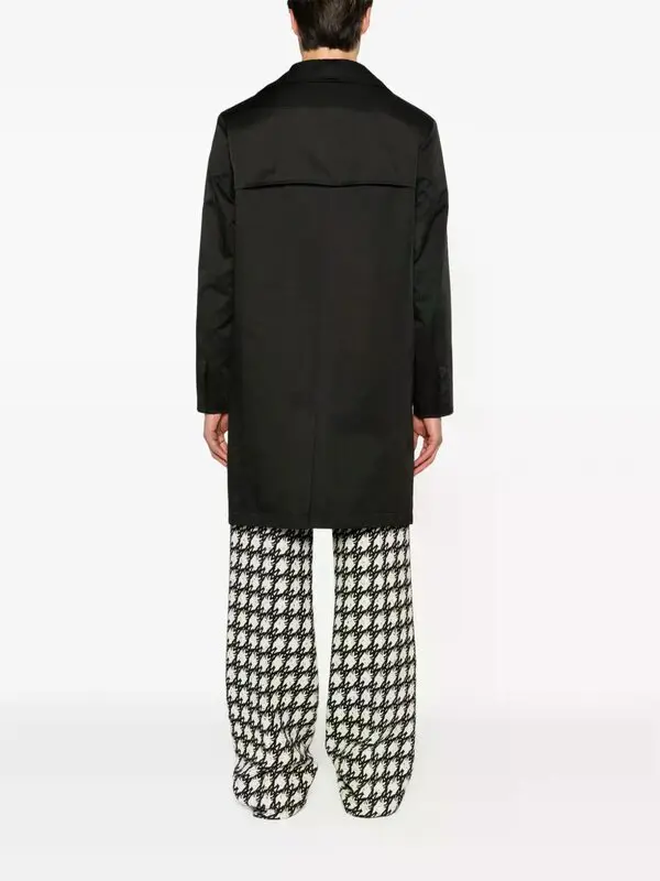 Karl Lagerfeld Press-stud Single-breasted Coat