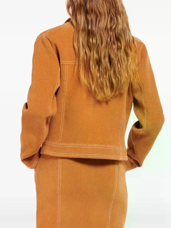 BARRIE Button-up Jacket - Brown