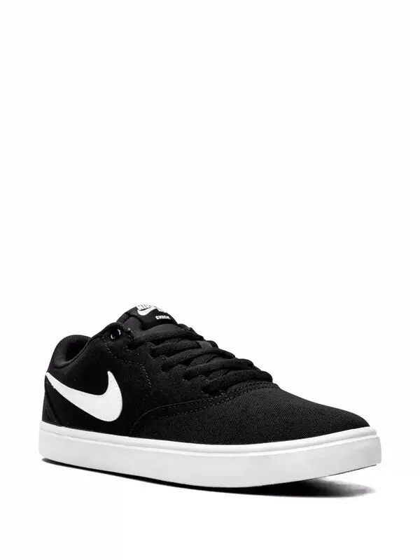 Nike Sb Check Solar Canvas Sneakers - Black