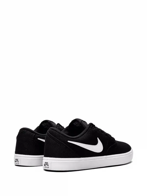 Nike Sb Check Solar Canvas Sneakers - Black