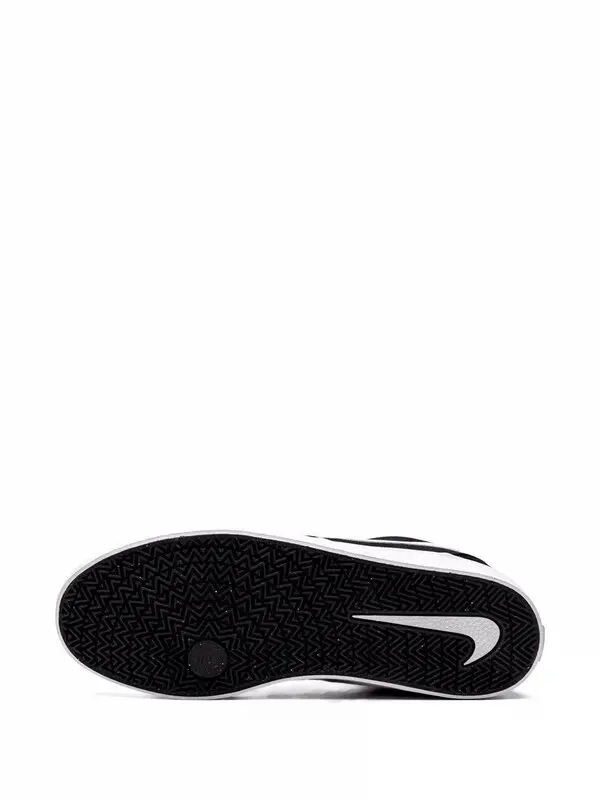 Nike Sb Check Solar Canvas Sneakers - Black