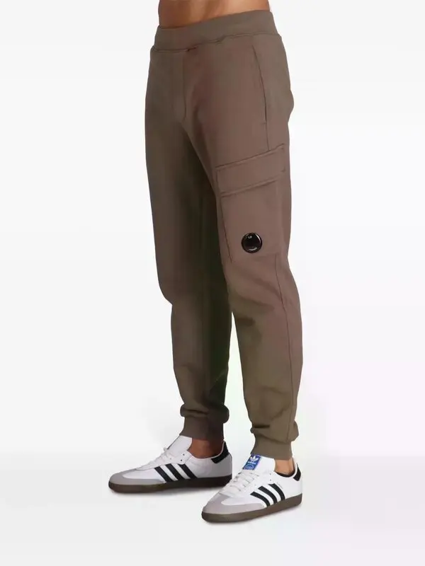 C.P. COMPANY Diagonal Cargo Track Pants - Brown
